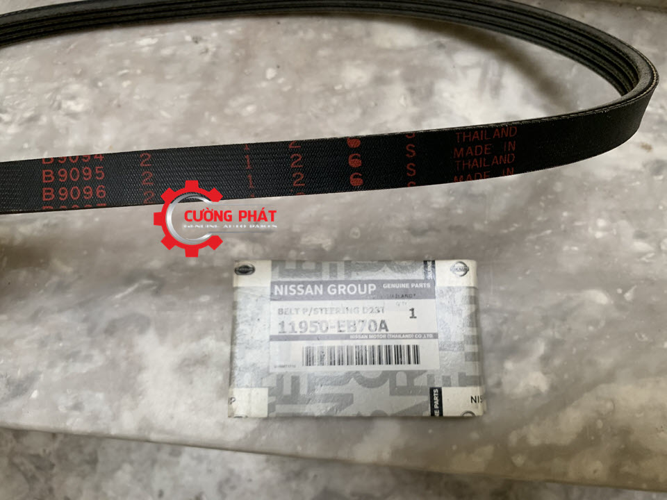 Dây curoa trợ lực Nissan Navara 11950EB70A (Dây curoa bơm dầu động cơ ...