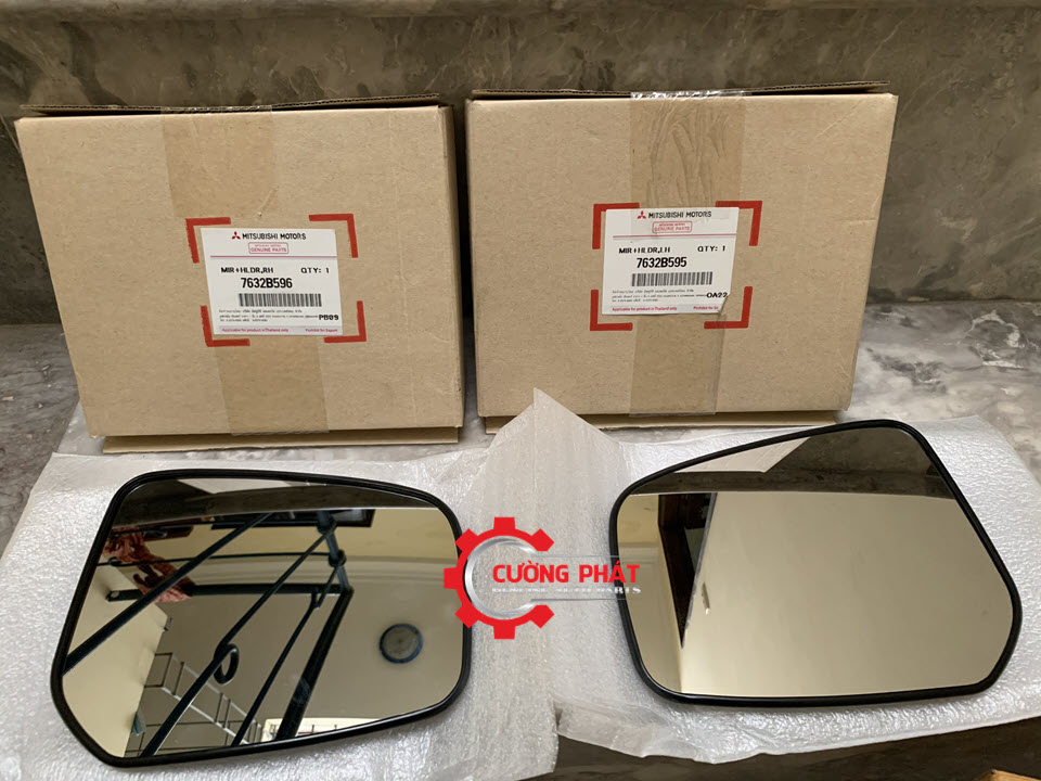 Mặt gương chiếu hậu Mitsubishi Attrage, Mirage 7632B596, 7632B595