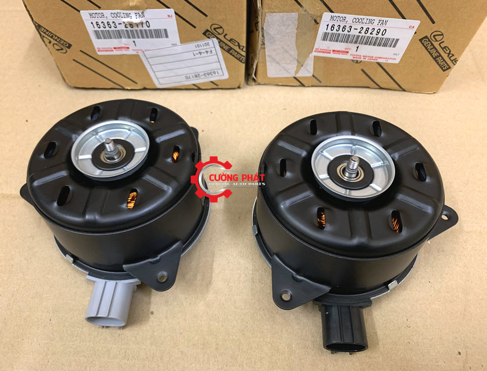 Mô tơ quạt gió động cơ Toyota RAV4, Vios, Yaris 1636328170, 1636328290 ...