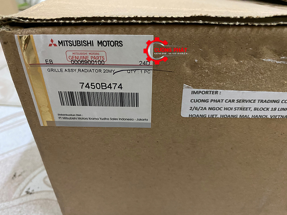 Mặt ga lăng mạ Mitsubishi Xpander 2020, 2021 7450B474