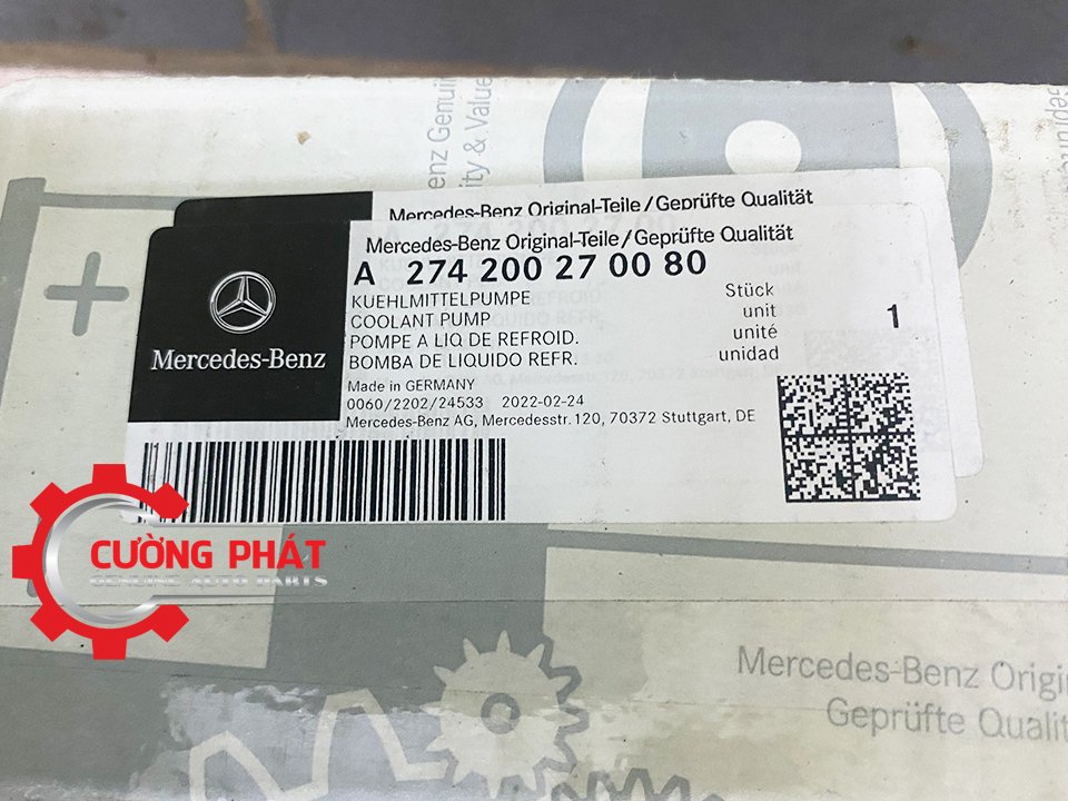 Bơm nước động cơ Mercedes GLC200/250/300 2742002700