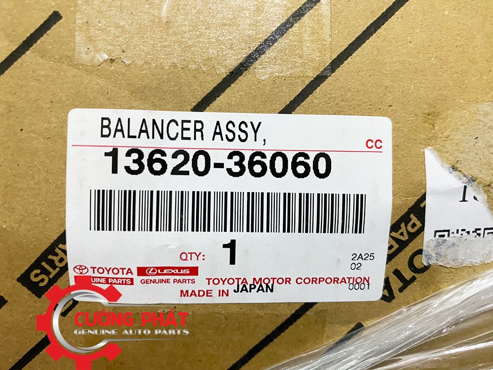 Trục đối trọng Toyota Camry, Venza 1362036060 chính hãng