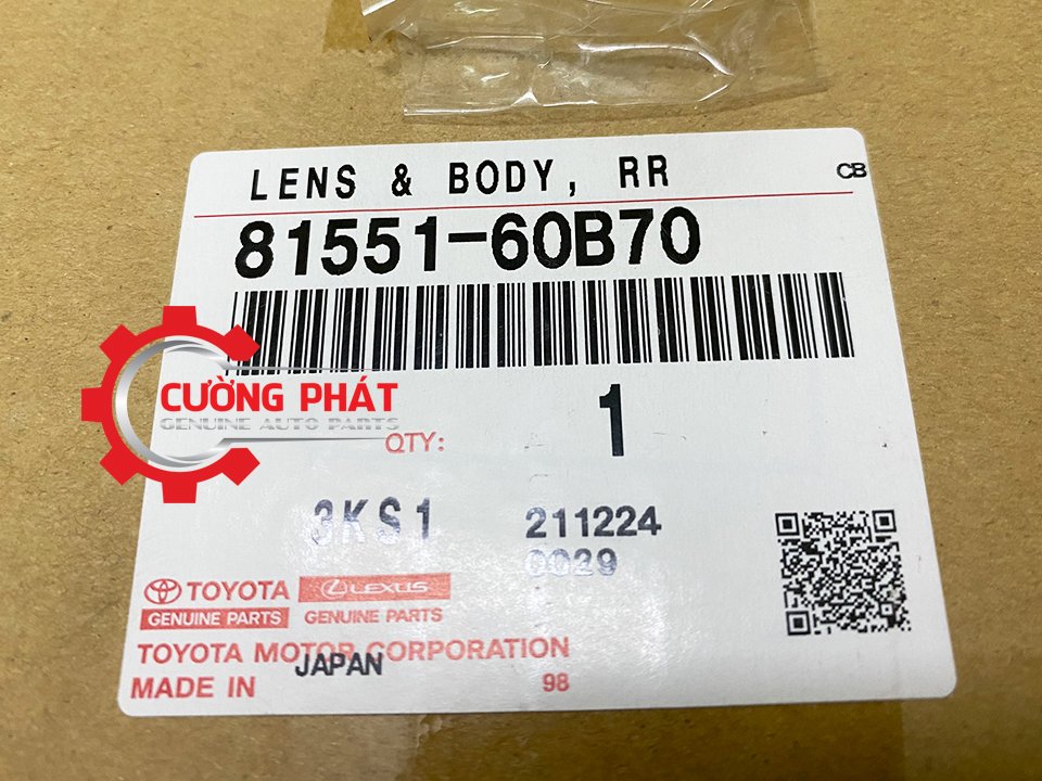 Đèn hậu ngoài Toyota Land Cruiser 2007-2016 chính hãng