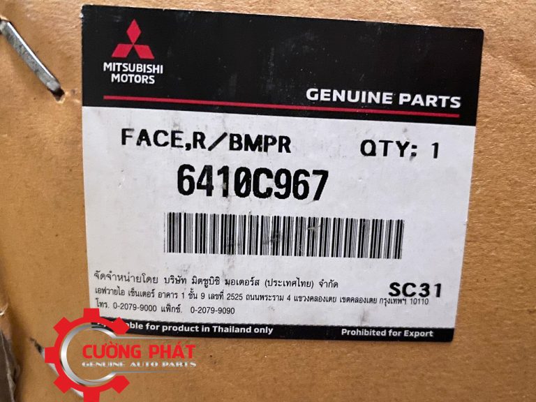 Cản sau Mitsubishi Triton 2015-2018 6410C967