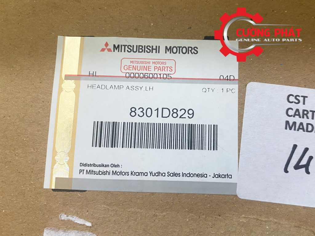 Đèn pha Mitsubishi Xpander Eco 2022-2025 8301D829, 8301D830
